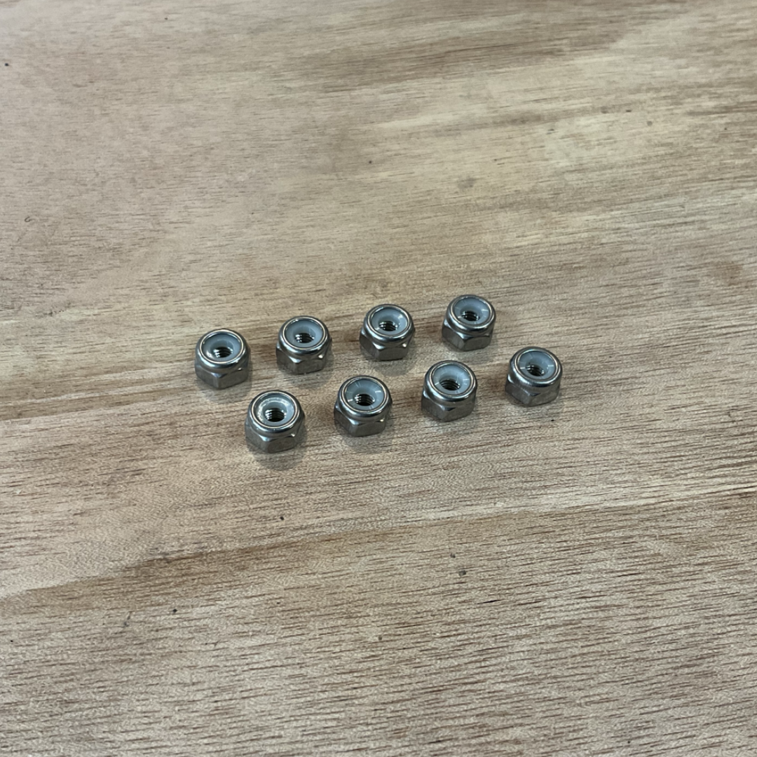 SBDW - Stainless steel mounting Nuts – SBDW Longboards Hong Kong