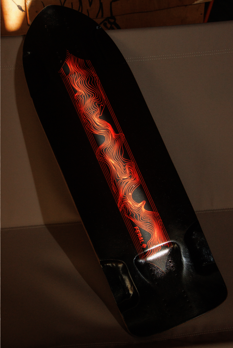 Feral - Red Line 28” – SBDW Longboards Hong Kong